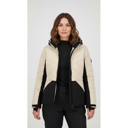 Icepeak Damen Skijacke &raquo;Icepeak EVELETH&laquo; mit Kapuze Fester Schneefang, wasserdicht, atmungsaktiv beige 44
