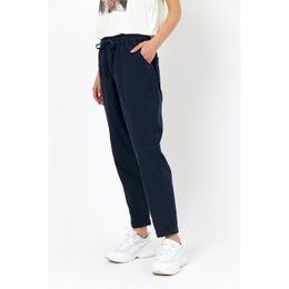 soyaconcept Damen soyaconcept Schlupfhose &raquo;SC-CISSIE 10-C&laquo; leichte Sommerhose aus Baumwolle in Leinenoptik blau L (40), N-Gr