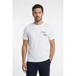 Calvin Klein Jeans Herren T-Shirt &raquo;CALVIN KLEIN&laquo; Regular fit mit Print wei&szlig; XL