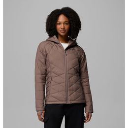 Columbia Damen Steppjacke &raquo;Heavenly Hooded Jacket&laquo; mit Kapuze mit integrierter Thermotechnologie, wasserabweisend, windabweisend braun M (38/40)