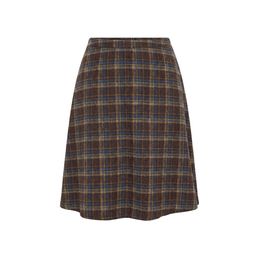 Ulla Popken Rock Damen Gr&ouml;&szlig;e 62/64 beige / blau / braun