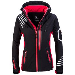 Rock Creek Outdoor Jacket female size S Red / Black / White