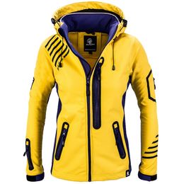 Rock Creek Outdoor Jacket female size M Yellow / Black