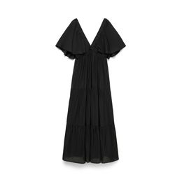 V&eacute;ro Moda Vero Moda Kleid 'VMValentina' Damen Gr&ouml;&szlig;e 38 schwarz Sommerkleid