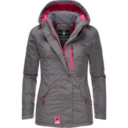 Marikoo Performance Jacket 'Rabeaa' female size XS Grey / Blood red / White
