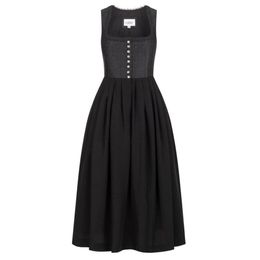 Trachtenhof N&uuml;bler Dirndl 'Dirndl lang Saskia' Damen Gr&ouml;&szlig;e 52 schwarz