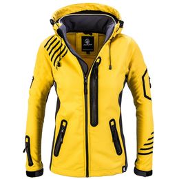 Rock Creek Outdoor Jacket female size S Yellow / Black