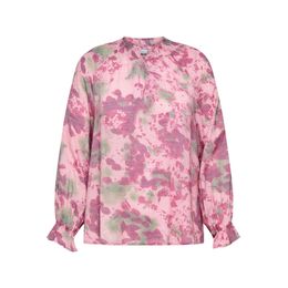 Only Carmakoma Bluse 'CARPensa' Damen Gr&ouml;&szlig;e XXL gr&uuml;n / rosa / dunkelpink