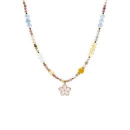 Nemomatheo Kette 'Fiore' Damen Gr&ouml;&szlig;e Onesize pink