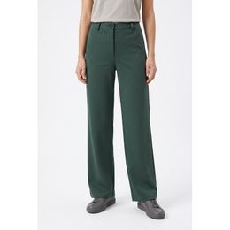Freequent Damen Freequent Stoffhose &raquo;FQNANNI-PANTS&laquo; Sommerhose mit Seiten-und Ges&auml;&szlig;taschen gr&uuml;n L, N-Gr