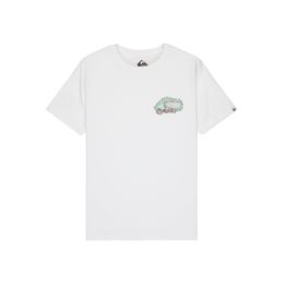 Quiksilver Shirt 'Skeleton Ride' boy size 152/158 Turquoise / Red / Black / White