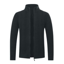 YOUTHUP Knit Cardigan 'Schmiegsam' male size M Black