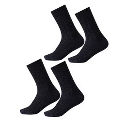 Millo Socks 'Cosy Twist' female size 36/39 Black