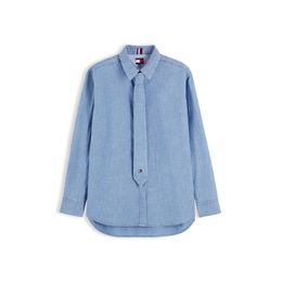 Tommy Jeans Bluse 'Chambray' Damen Gr&ouml;&szlig;e XL/XXL blue denim