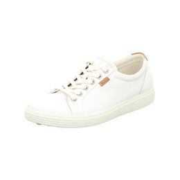 Ecco Sneakers 'Schn&uuml;rschuh Damen 430003/01007 Echtleder in wei&szlig;' female size 36 White