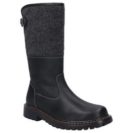 Josef Seibel Herren Winterstiefel &raquo;Chance 41&laquo; Biker Boots, Schn&uuml;rstiefel, Snowboots mit Lammfell gef&uuml;ttert schwarz 40