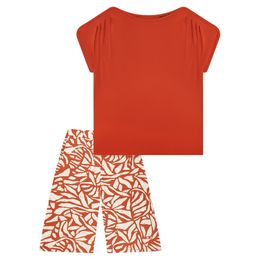 Schiesser Pyjama 'Selected Premium' Damen Gr&ouml;&szlig;e S orange Sommerkleid