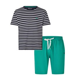 Phil & Co. Berlin Pyjama kurz Herren Gr&ouml;&szlig;e L dunkelblau