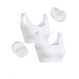 fashionshowcase Sports Bra 'SORYA &ndash; Sport-BH' female size XL White