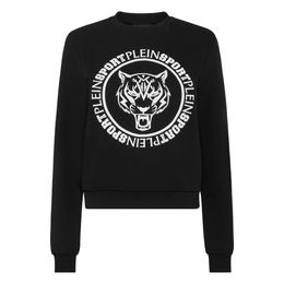 Plein Sport Sweatshirt Damen Gr&ouml;&szlig;e L schwarz / wei&szlig;