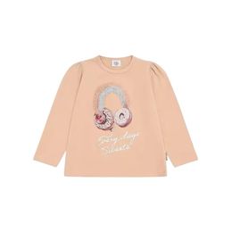 HUST & CLAIRE Hust & Claire Shirt 'Donut-Kopfh&ouml;rer' girl size 116 Ecru / Apricot / Pink