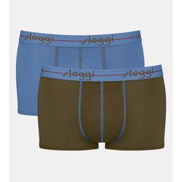 Sloggi Boxer shorts 'Start' male size XL Blue / Olive / Red