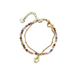 Luxenter Armband 'Raxsu' Damen Gr&ouml;&szlig;e 16 cm bunt