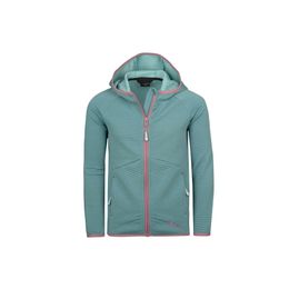 Trollkids Fleecejacke M&auml;dchen Gr&ouml;&szlig;e 104 gr&uuml;nmeliert