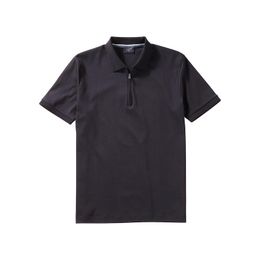 OLYMP Herren OLYMP Poloshirt &raquo;Casual&laquo; regular fit schwarz 3XL