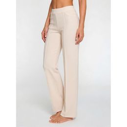 Lascana Damen Lascana Bootcuthose mit bequemen Schlupfhosenbund beige 36/38, N-Gr