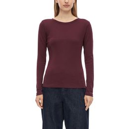 s.Oliver Damen s.Oliver Langarmshirt mit U-Boot-Ausschnitt rot 44