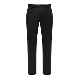 Only & Sons Only & Sons Herren ONLY & SONS Chinos &raquo;ONSWEFT REG TWILL 0595 CHINO PANT NOOS&laquo; Baumwollmischung, regular fit schwarz 32, L&auml;nge 32