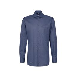Seidensticker Business Shirt male size 44 Light blue / Dark blue