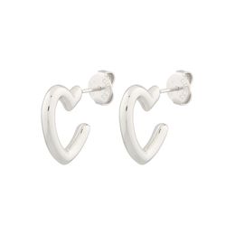 Guess Ohrringe 'HEART' Damen Gr&ouml;&szlig;e One Size silber