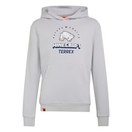 adidas terrex Athletic Sweatshirt 'Adidas x Minecraft' boy size 140 marine blue / Light grey / White