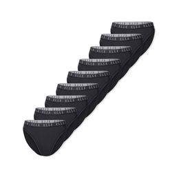 ELLE Slip ' High Leg Logo ' Damen Gr&ouml;&szlig;e L schwarz