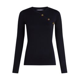 K by KARL LAGERFELD Karl Lagerfeld T-Shirt Damen Gr&ouml;&szlig;e XL schwarz
