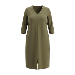 Ulla Popken Kleid Damen Gr&ouml;&szlig;e 50/52 gr&uuml;n Sommerkleid
