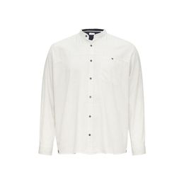 s.Oliver Men Big Sizes Button Up Shirt male size XXXL White