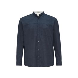 s.Oliver Men Big Sizes Button Up Shirt male size XXXL Navy