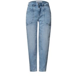 Street One Studio Barrel Leg Jeans im Loose Fit Damen Gr&ouml;&szlig;e 25 blue denim