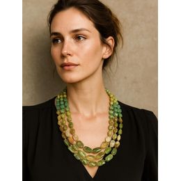 Collezione Alessandro Necklace 'Marble' female size Onesize Green