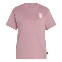 adidas Sportswear Funktionsshirt 'Food' Damen Gr&ouml;&szlig;e L t&uuml;rkis / mauve / rosa / wei&szlig;