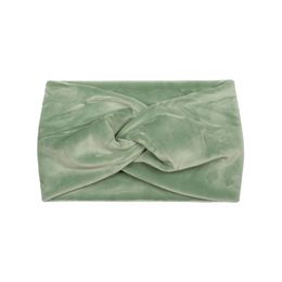 styleBREAKER Haarschmuck 'Samt Stirnband mit Twist Knoten' Damen Gr&ouml;&szlig;e One Size jade