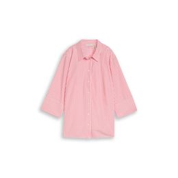 Tom Tailor Women + Bluse Damen Gr&ouml;&szlig;e 4XL himbeer / wei&szlig;