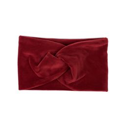 styleBREAKER Haarschmuck 'Samt Stirnband mit Twist Knoten' Damen Gr&ouml;&szlig;e One Size bordeaux