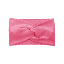 styleBREAKER Haarschmuck 'Samt Stirnband mit Twist Knoten' Damen Gr&ouml;&szlig;e One Size pink
