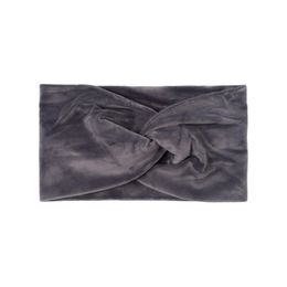 styleBREAKER Hair Jewelry 'Samt Stirnband mit Twist Knoten' female size One size Dark grey