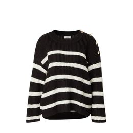 Jacqueline de Yong JDY Sweater 'JDYJusty' female size XL Black / White