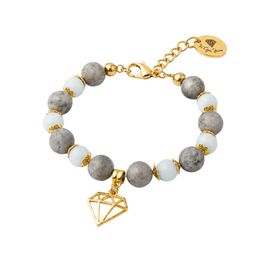 The Gem Stories Jewelry Armband Damen Gr&ouml;&szlig;e 17 / 20 cm grau